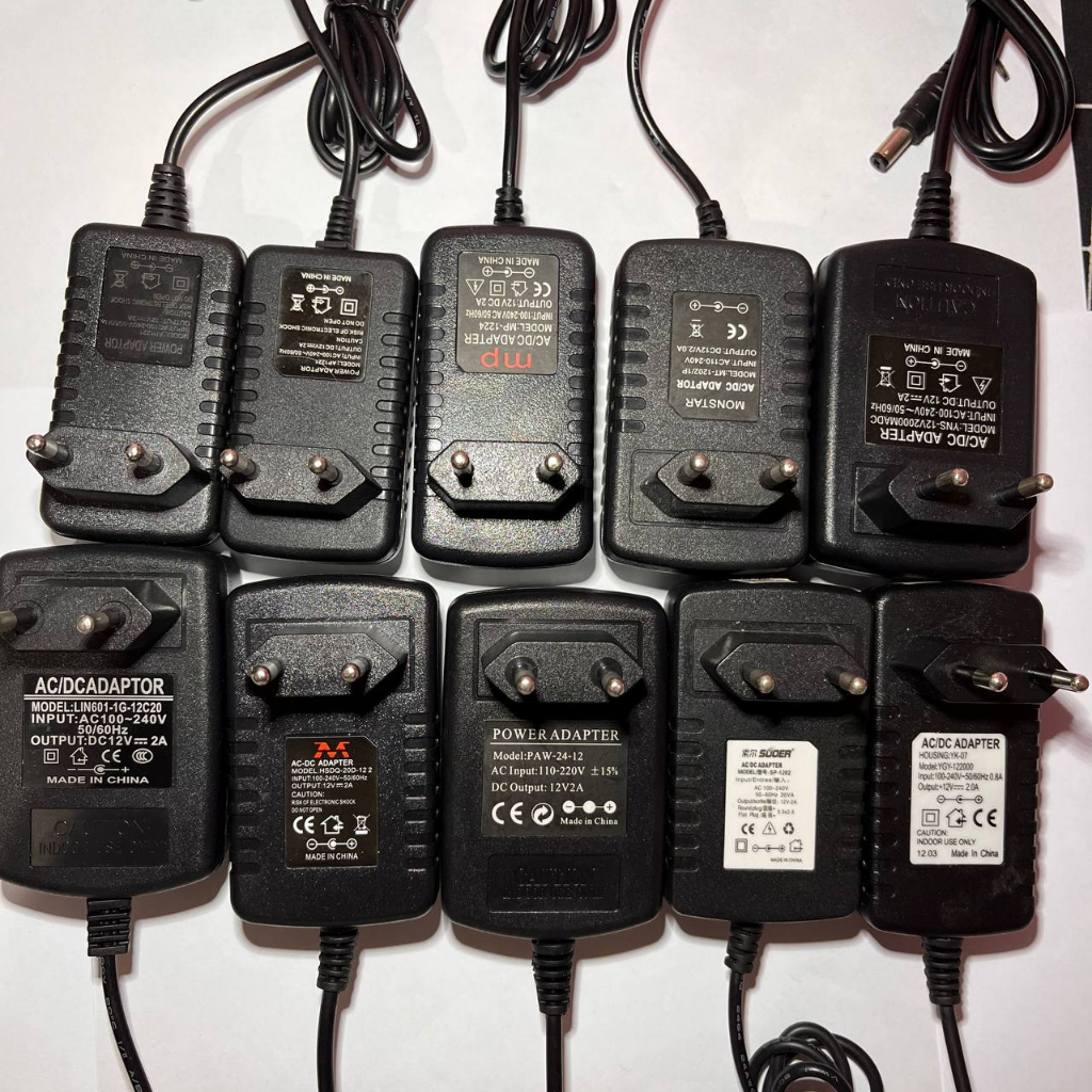 Jual ADAPTOR ADAPTER CCTV 12V 2A DENGAN LAMPU LED | Shopee Indonesia