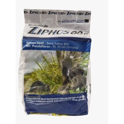 Jual Rodentisida Racun Tikus ZIPHOS 80P @ 1 KG | Shopee Indonesia
