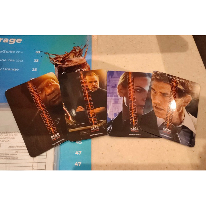 Jual Collectible Photo card Cinepolis Mission impossible Set | Shopee ...
