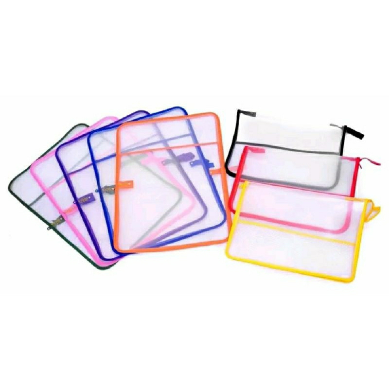 Jual Map Plastik Resleting Stopmap Zipper Transparan | Shopee Indonesia