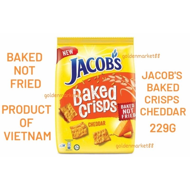 Jual 229G JACOB'S BAKED CRISPS BISKUIT JACOBS BAKED NOT FRIES 229GR | Shopee Indonesia
