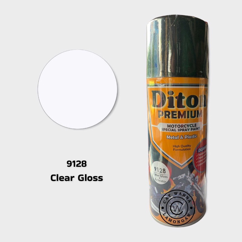 Jual Pilok Pilox Cat Semprot DITON Premium 9128 Clear + Activator ...