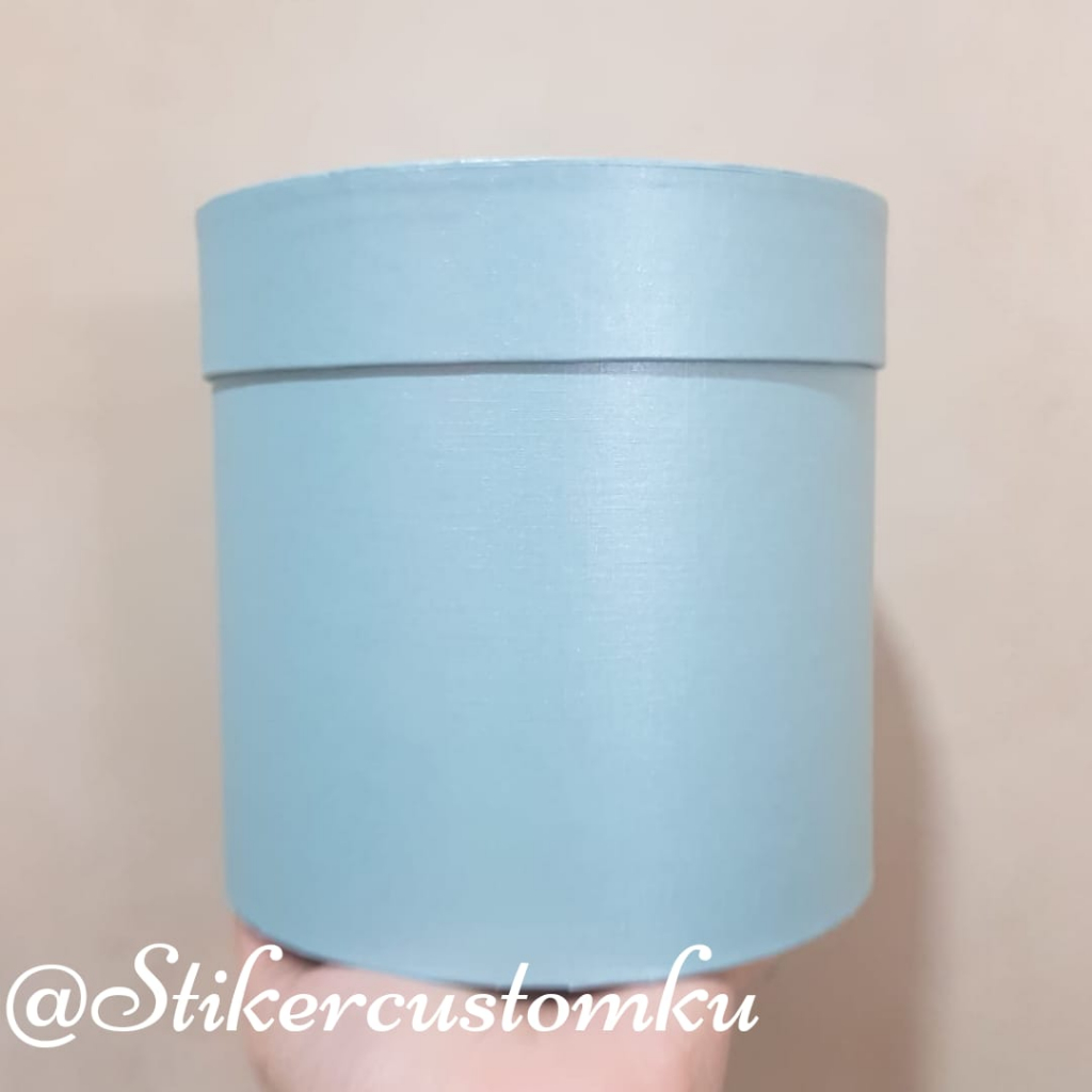 Jual Kotak Bulat Bloom Box Flower Box Ukuran 15x15cm berbagai Warna ...