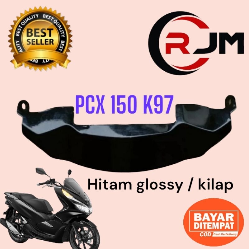 Jual COVER FRONT CENTER PCX 150 K97 BLACK GLOSSY DAGU PCX 150 HITAM ...