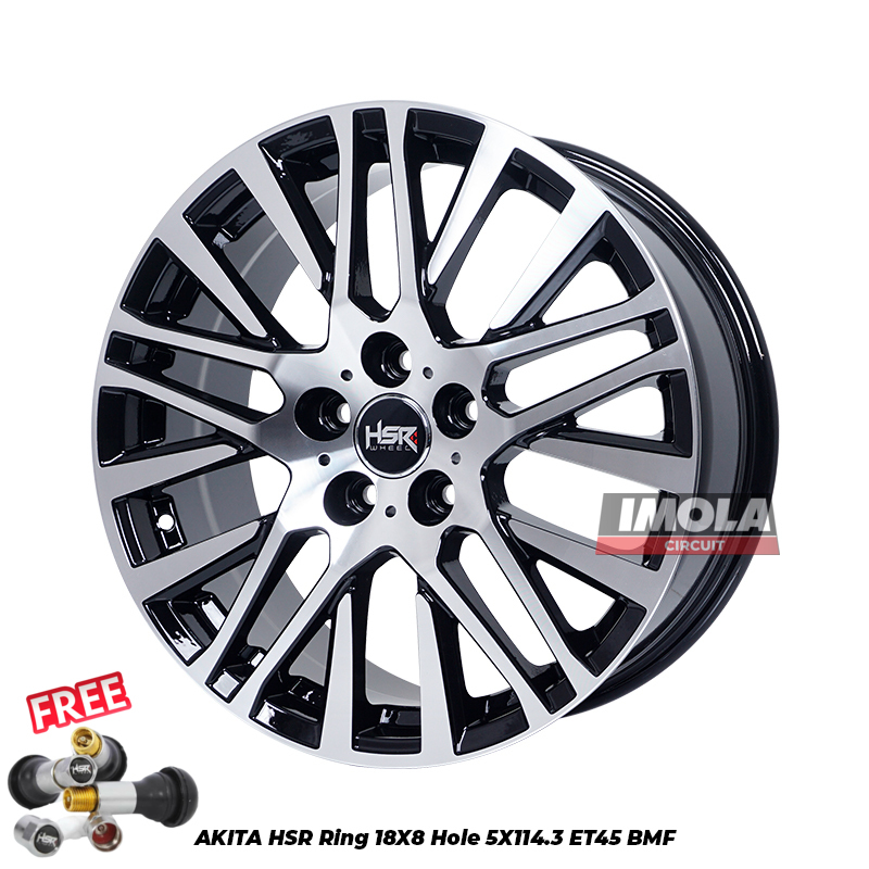 Jual Velg HSR AKITA R18 Velg Mobil HSR Ring 18 PCD 5X114,3 Innova Alphard HRV Xpander Vellfire ...