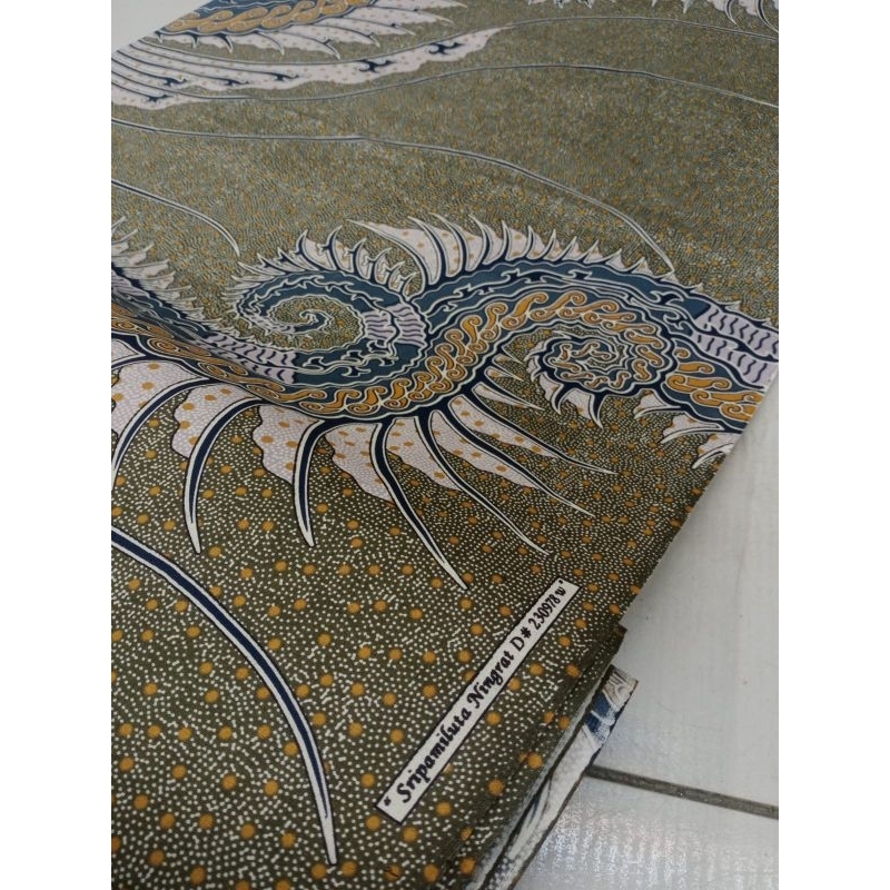 Jual Kain Batik Sripamiluta Ningrat D# 230978 W. Bahan Batik Katun ...