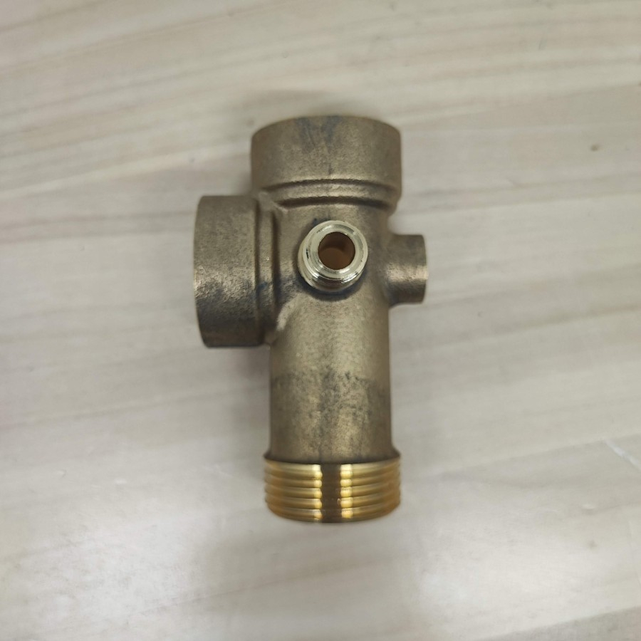 Jual Tee Otomatis Tee tabung Pressure tank Cabang 5 kuningan brass ...
