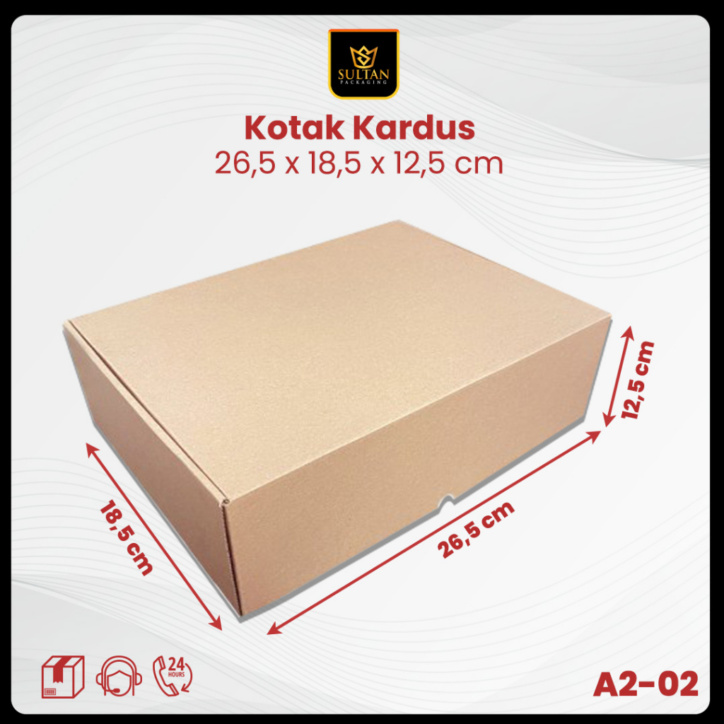 Jual Box Packaging - Dus Kardus Uk 26.5X18.5X12.5 - Dus Packaging ...