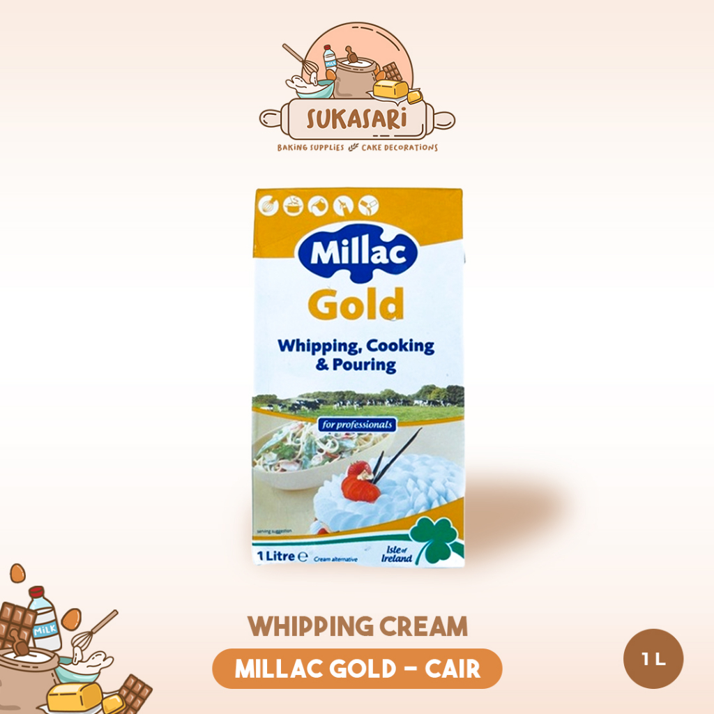 Jual Sukasari - Whipping Cream Millac Gold Cair 1L / Whipe Whipped Krim ...