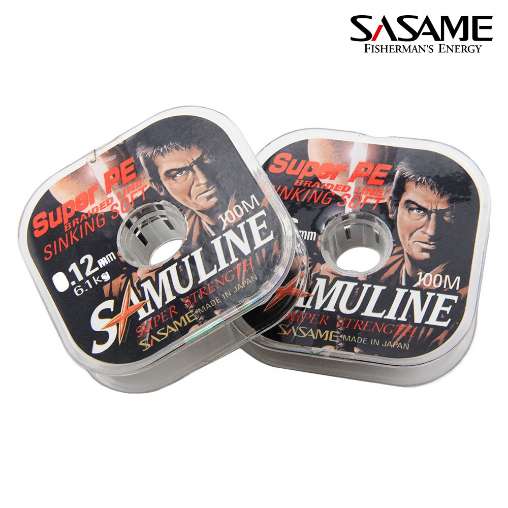 Jual SASAME Samuline Super PE Sinking Soft 100m Braided Line Senar Pancing | Shopee Indonesia