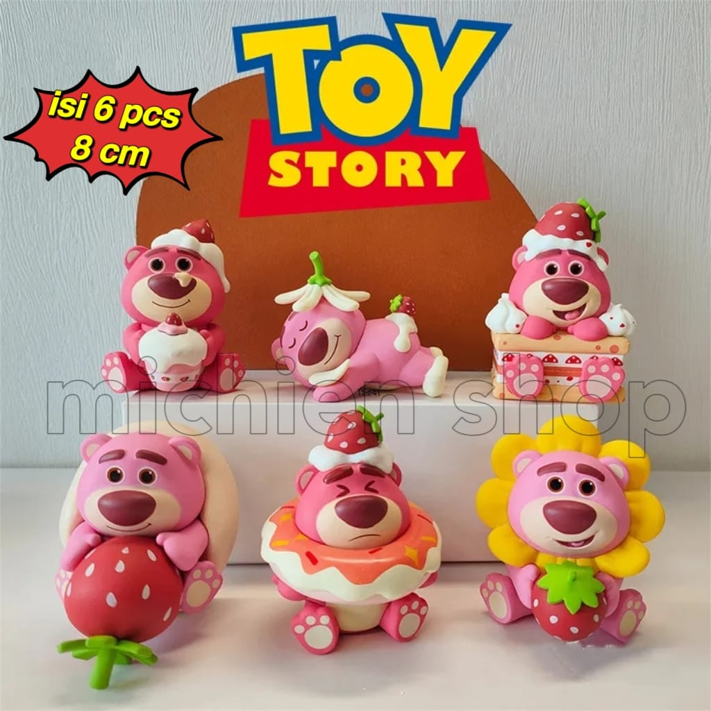 Jual Topper cake hiasan kue Figure Toy Story LOTSO set 6 pcs | Shopee ...