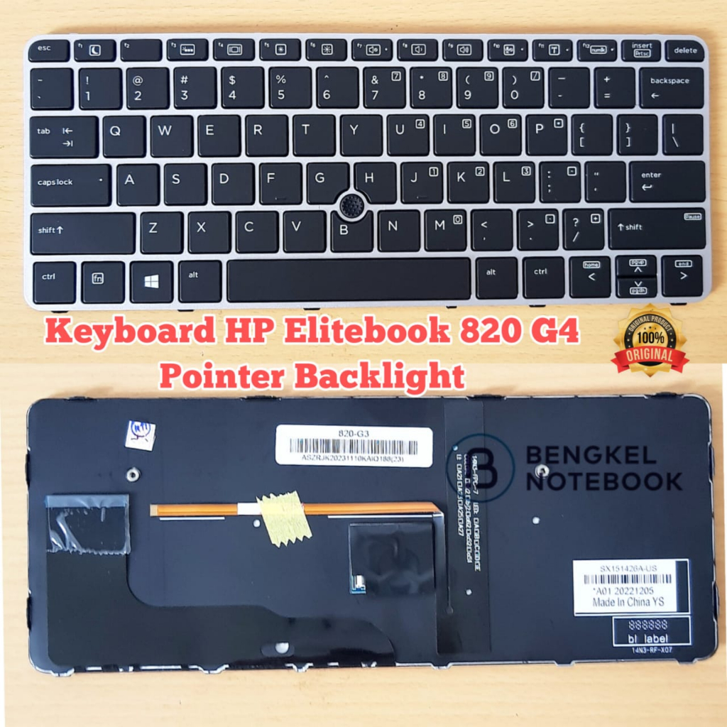 Jual Keyboard HP Elitebook 820 G4 725 G3 820 G3 828 G3 G4 Pointer ...