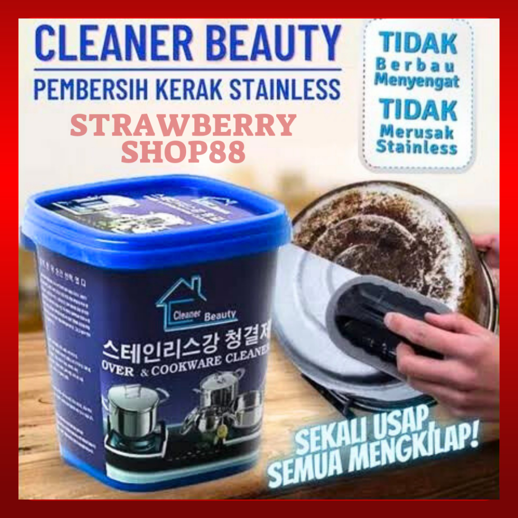 Jual Krim Penghilang Kerak Panci / Pasta Pembersih Noda Gosong Hangus ...