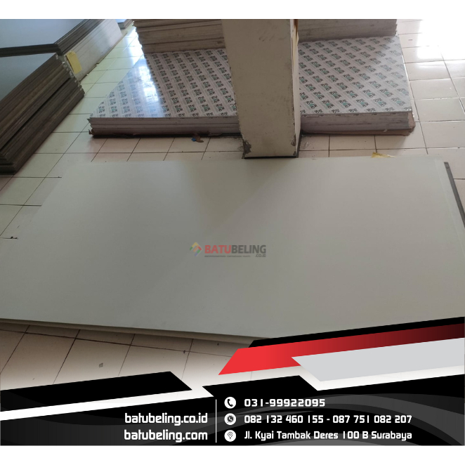 Jual PVC Board 5mm Standard Ivory Variasi Ukuran 60 x 60cm 2 Lembaran ...