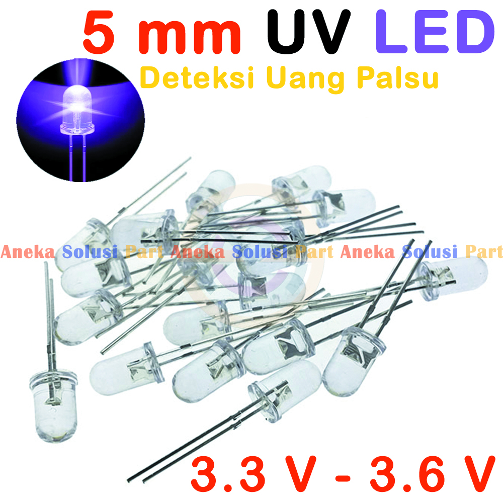 Jual LED 5mm UV ULTRAVIOLET UNGU DETEKSI UANG F5 | Shopee Indonesia