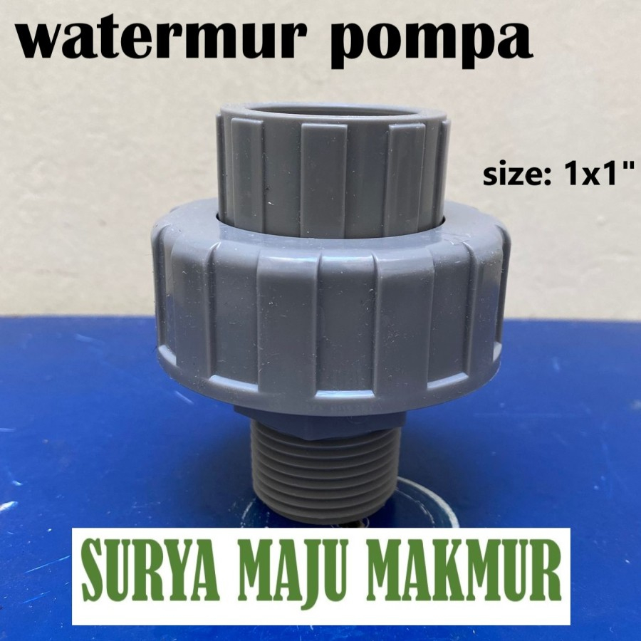 Jual Water mur pompa 1 x 1" inch 1x1 watermur drat luar | Shopee Indonesia