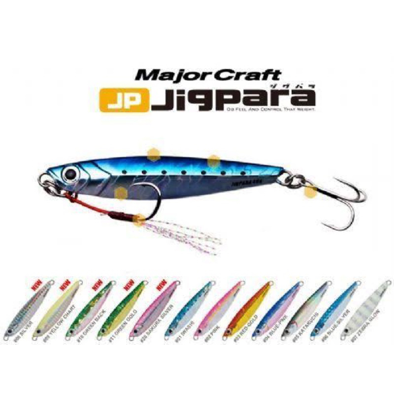 Jual Pul Umpan Major Craft Jigpara Micro Jig Slim 7g, 10g | Shopee Indonesia