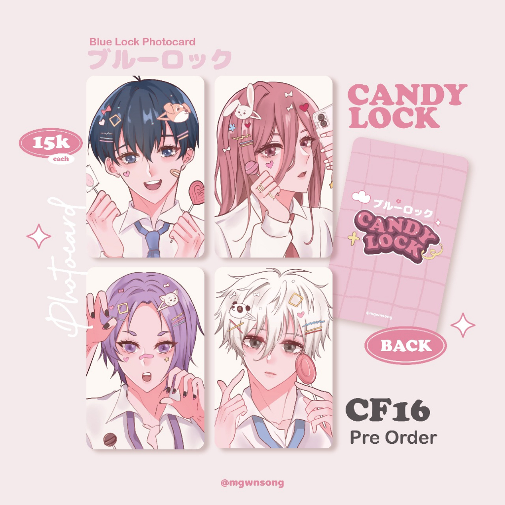 Jual BLUE LOCK CANDY EDITION PHOTOCARD | Shopee Indonesia