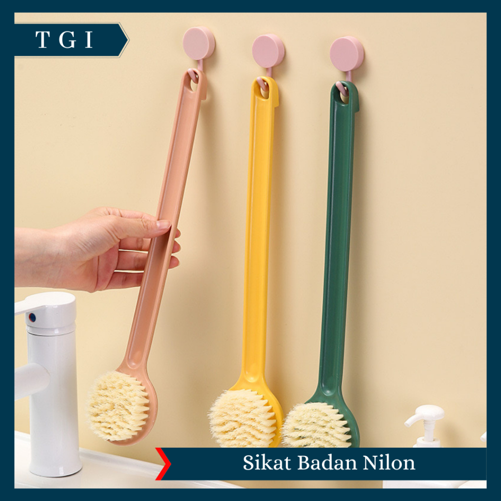 Jual TGI - SIKAT BADAN NILON SATU SISI SIKAT GAGANG PUNGGUNG BADAN ...