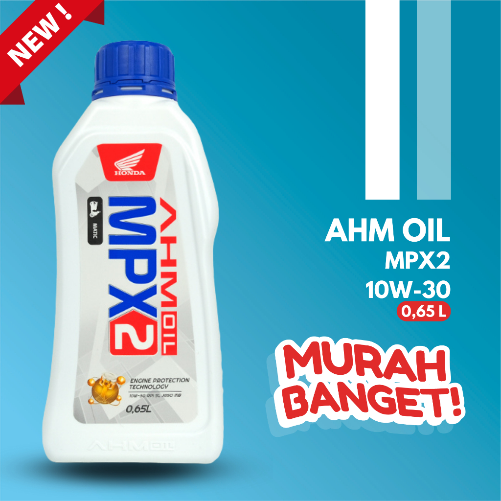 Jual MPX 2 0,65 L liter Oli Mesin Sepeda Motor AHM Honda Matic Matik ...