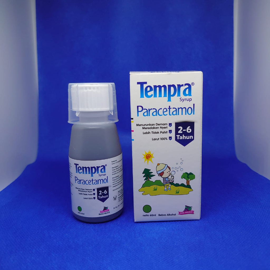 Jual Tempra Syrup Paracetamol 60 ml - Obat Demam dan Pereda Nyeri Anak ...