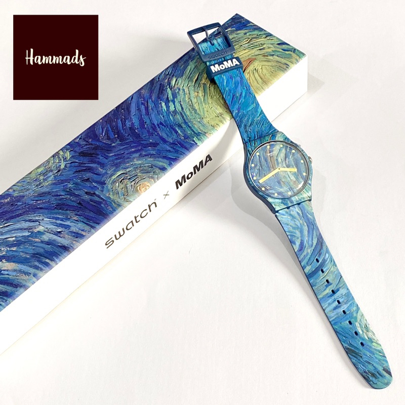 Jual Swatch x MoMA The Starry Night by Vincent Van Gogh | Shopee Indonesia