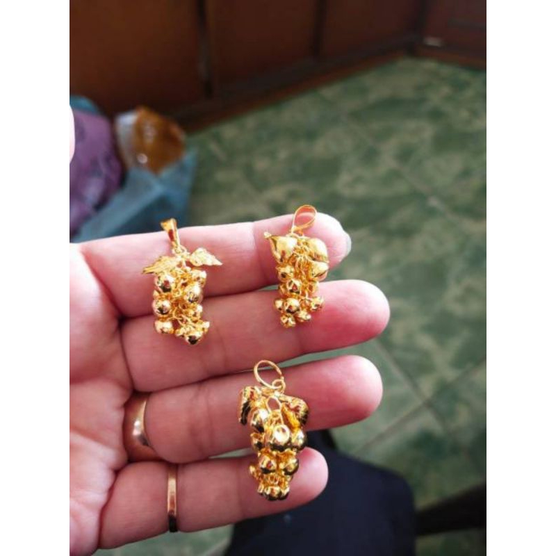 Jual Acc Liontin Emas ANGGUR 24K Kadar 99,99%. | Shopee Indonesia