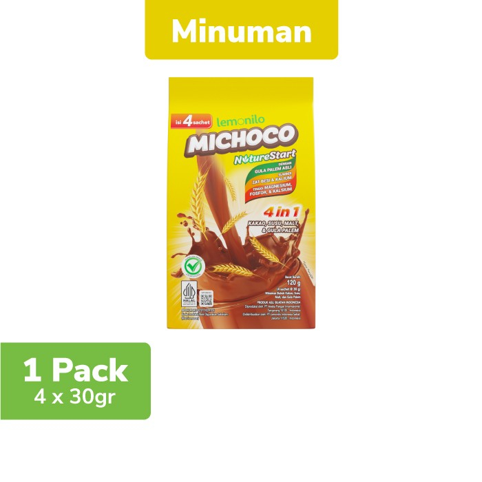 Jual Lemonilo Michoco Minuman Coklat Instan Halal 100gr Chocolate Drink ...