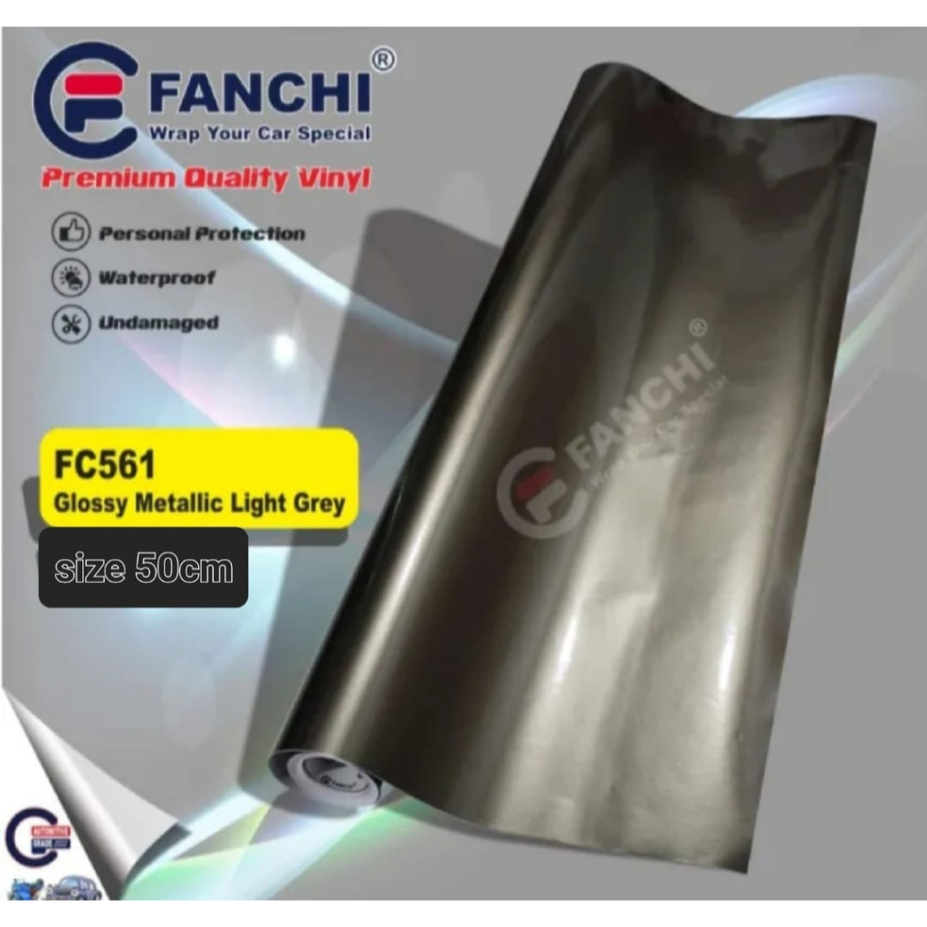 Jual Sticker Fanchi Glossy Metallic Candy Metalik Gloss SERIES Premium ...