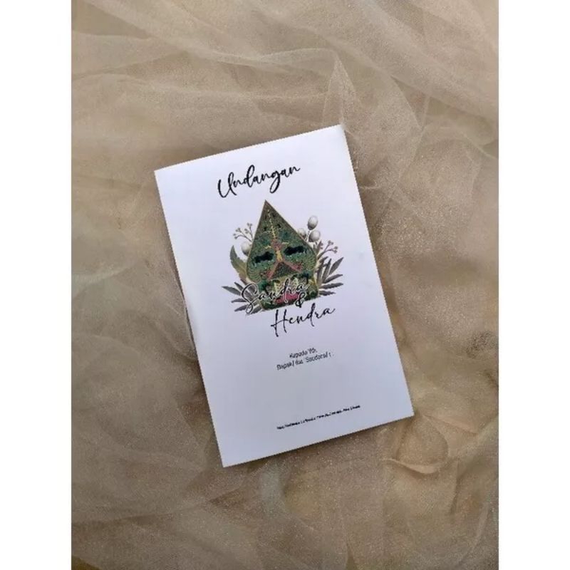 Jual (BISA COD) UNDANGAN MODEL GUNUNGAN WAYANG AESTHETIC | Shopee Indonesia