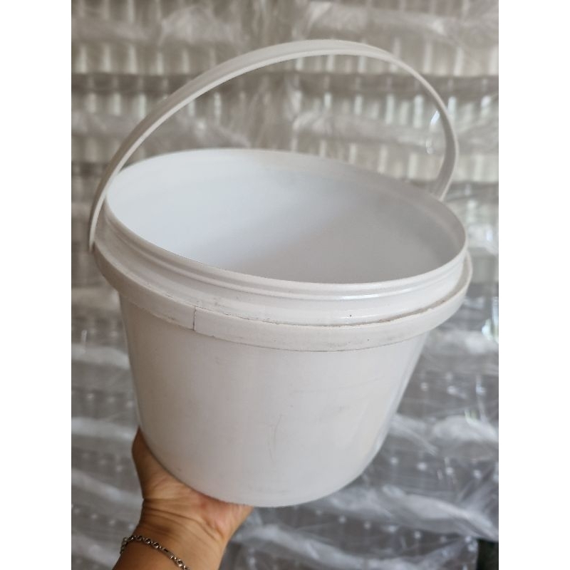 Jual EMBER BEKAS 5 KG BERIKUT TUTUP / EMBER BEKAS 5KG / PAIL CAT 5 KG ...