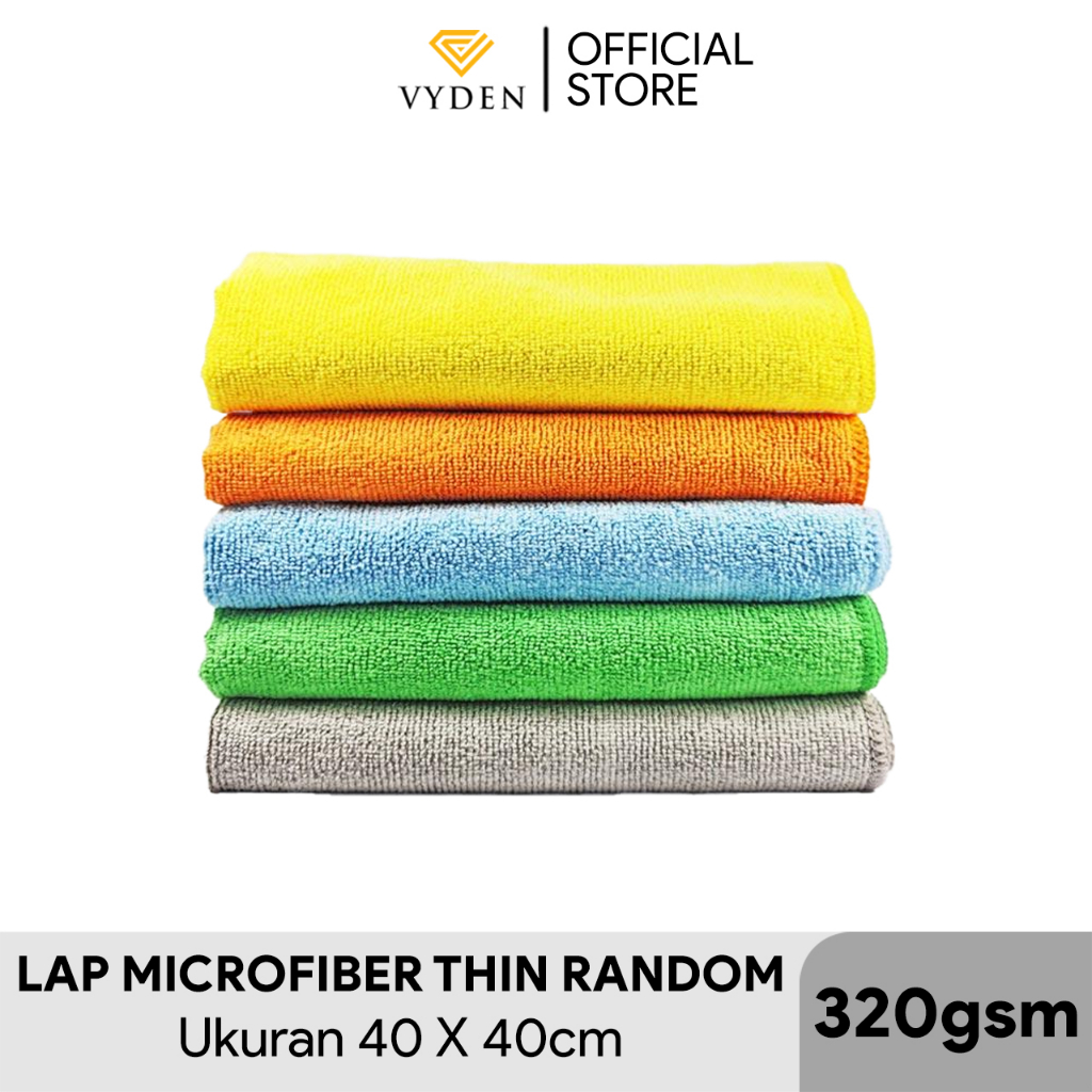 Jual Lap Microfiber Serbaguna 40 X 40cm 320gsm Kain Handuk Towel ...