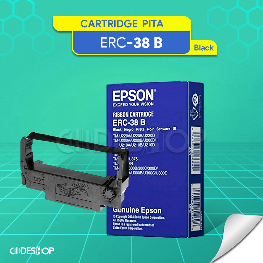 Jual Cartridge Printer Kasir Epson ERC-38 Hitam Cetak Rangkap NCR ...