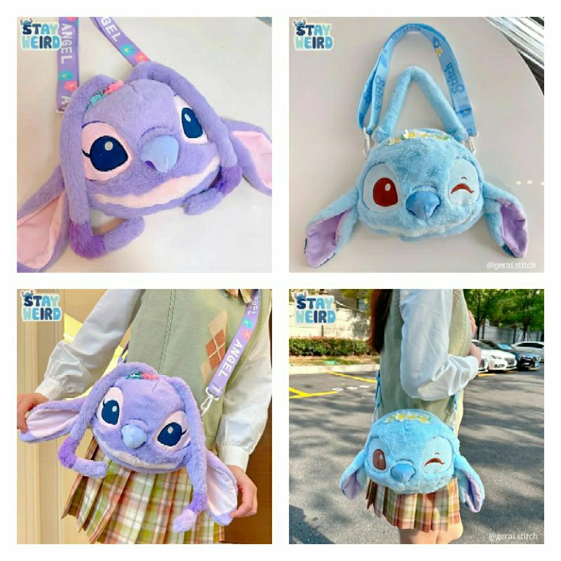 Jual Bag Disney Stitch Angel lilostitch Sling | Shopee Indonesia