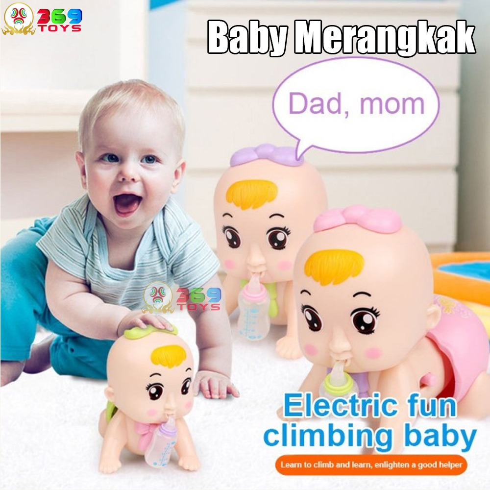 Jual MAINAN BAYI MERANGKAK BONEKA BABY MERAYAP | Shopee Indonesia