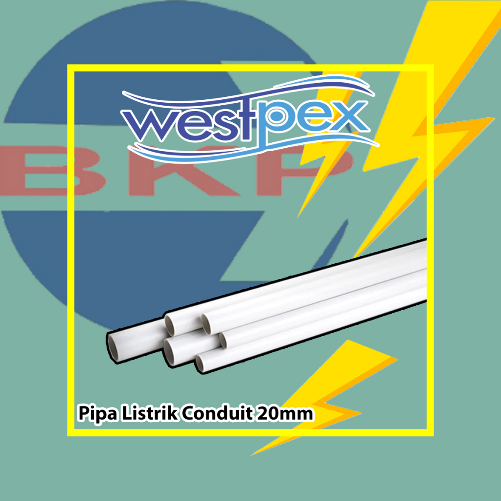 Jual Pipa Conduit Westpex 20mm (Pipa Listrik) | Shopee Indonesia