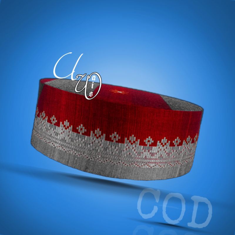 Jual Peci Songkok Merah Putih Indonesia Silver Songko Kopia Topi Lobe ...