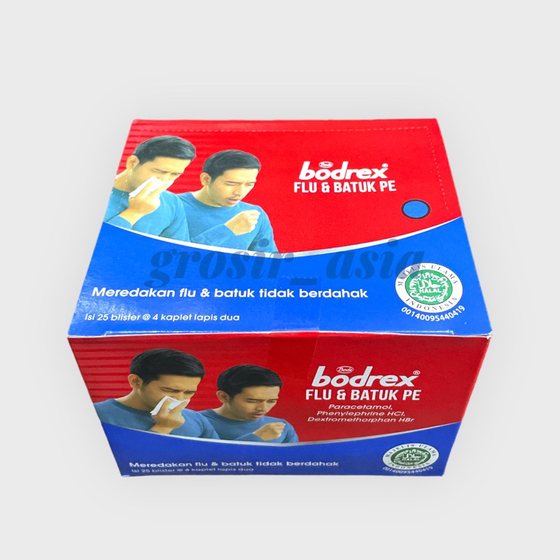 Jual Bodrex Flu & Batuk 1 Box Isi 25 Strip | Shopee Indonesia