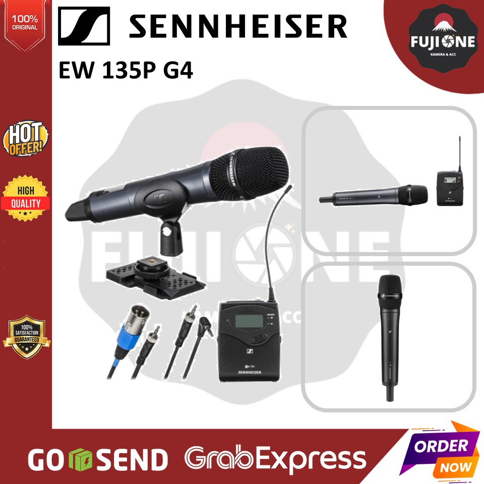 Jual Sennheiser EW 135P G4 Wireless Cardioid Handheld Microphone | Shopee Indonesia