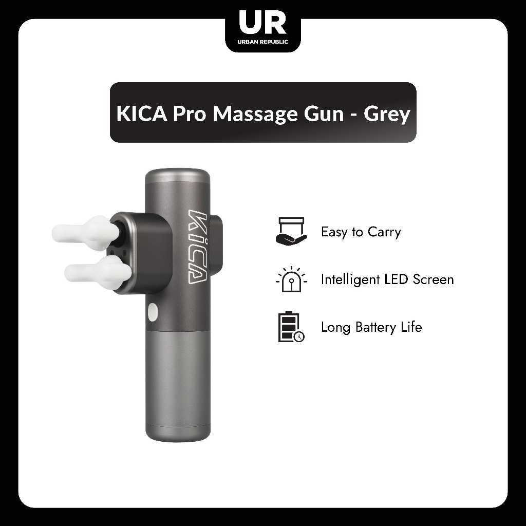 Jual KICA Pro Massage Gun - Grey | Shopee Indonesia