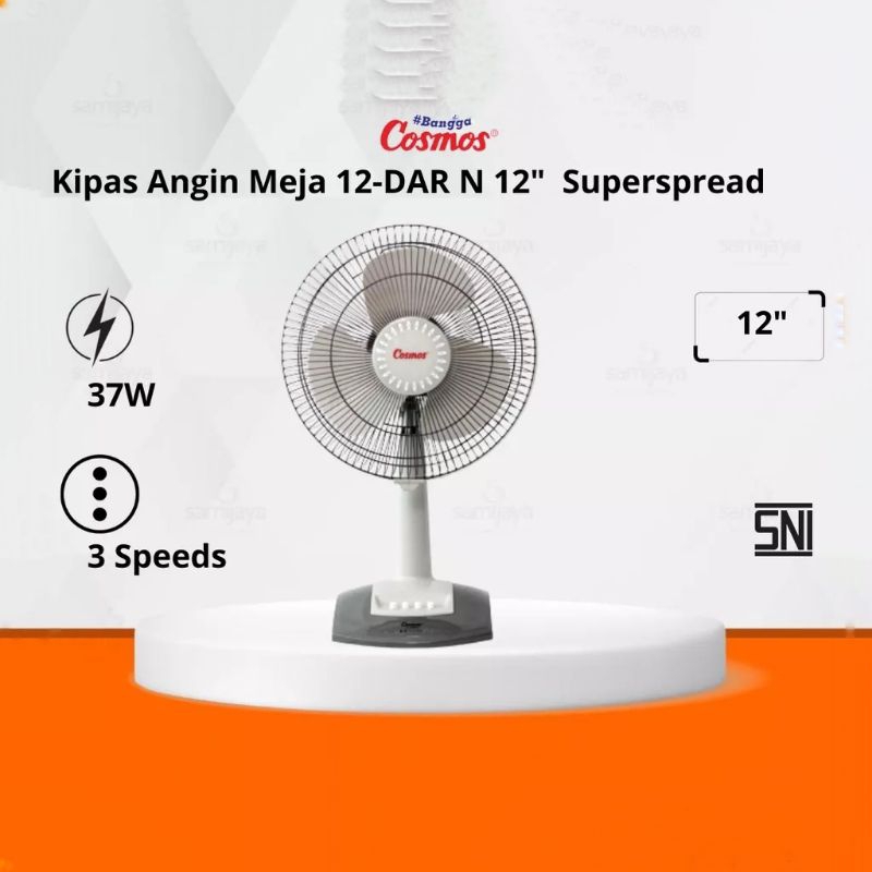 Jual COSMOS 12 DARN Twino - Kipas Angin 2in1 Meja Dan Dinding 12 Inch ...