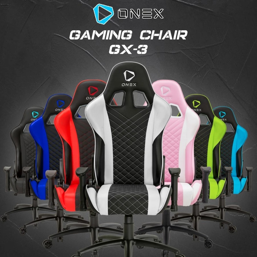 Jual ONEX GX3 / GX 3 / GX-3 Premium Quality Gaming Chair Kursi Gaming ...