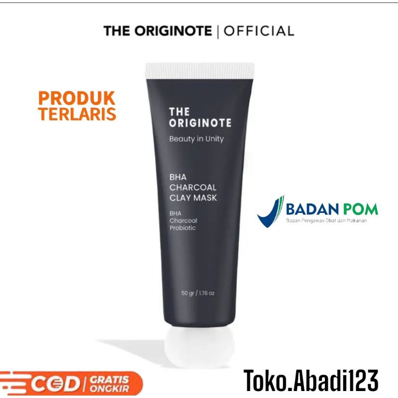 Jual The Originote Charcoal Clay Mask | Masker Wajah Charcoal The ...