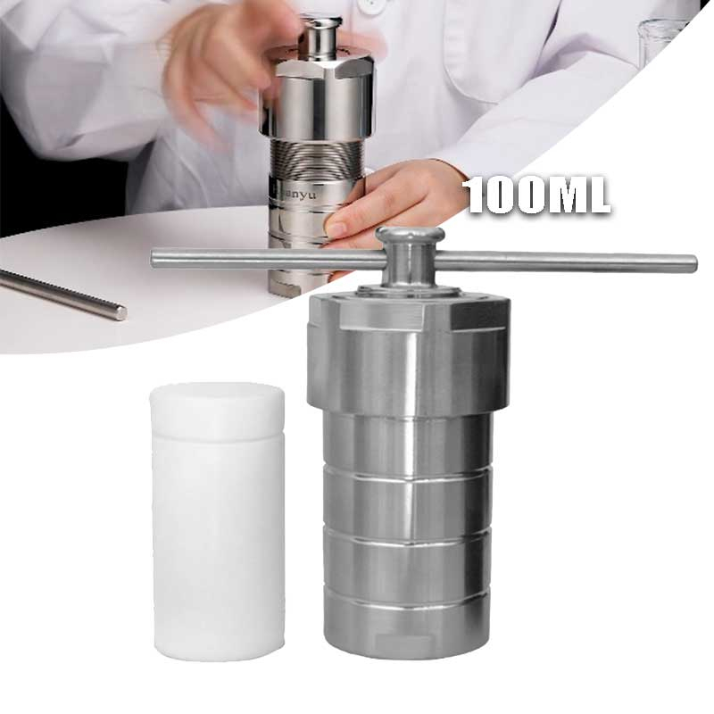 Jual PTFE Chamber Hydrothermal Autoclave Reactor Teflon Synthesis 100ml | Shopee Indonesia
