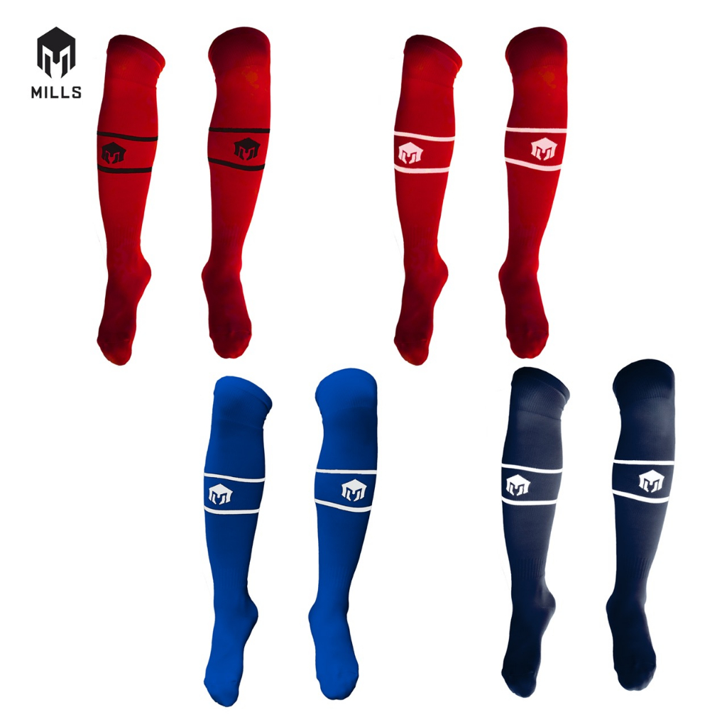 Jual MILLS Kaos Kaki Olahraga Sepakbola Futsal Soccer Socks A1 1007 ...