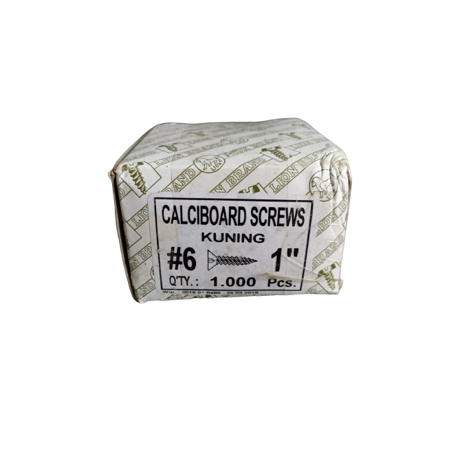 Jual SKRUP KALSIBOARD / SKRUP KUNING GRC / CALCIBOARD SCREW PER DUS ...