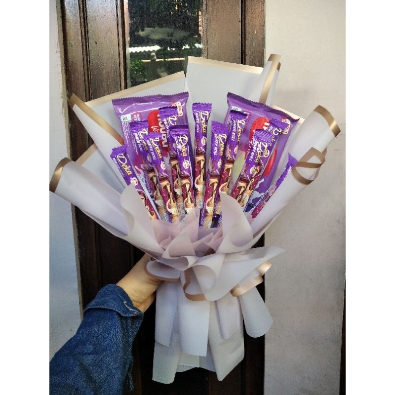Jual BOUQUET BUCKET BUKET SNACK (L) | Shopee Indonesia