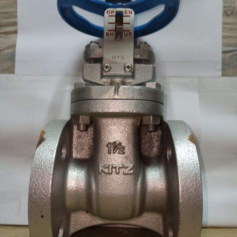 Jual Gate Valve kitz FCHI JIS 10k Size 11/2 Inchi | Shopee Indonesia