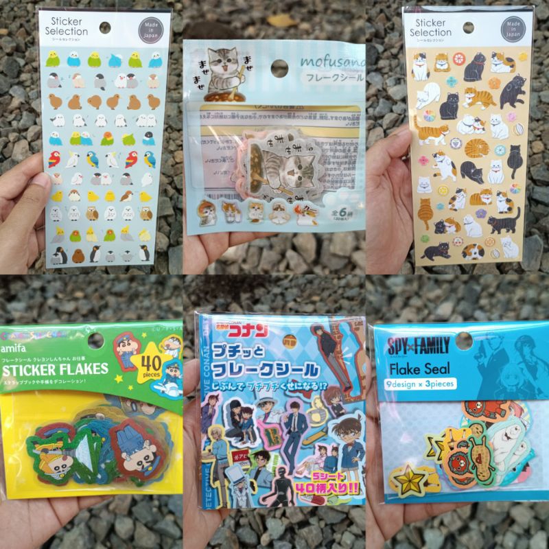 Jual Seria Daiso Watts Japan - Sticker Selection - Sticker Anime ...