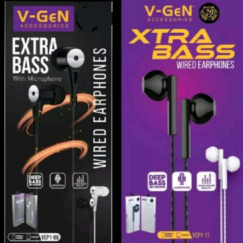 Jual EARPHONE VGEN VEP1-06 & VEP1-11 & Vep1-17 Gaming Wired Handsfree ...